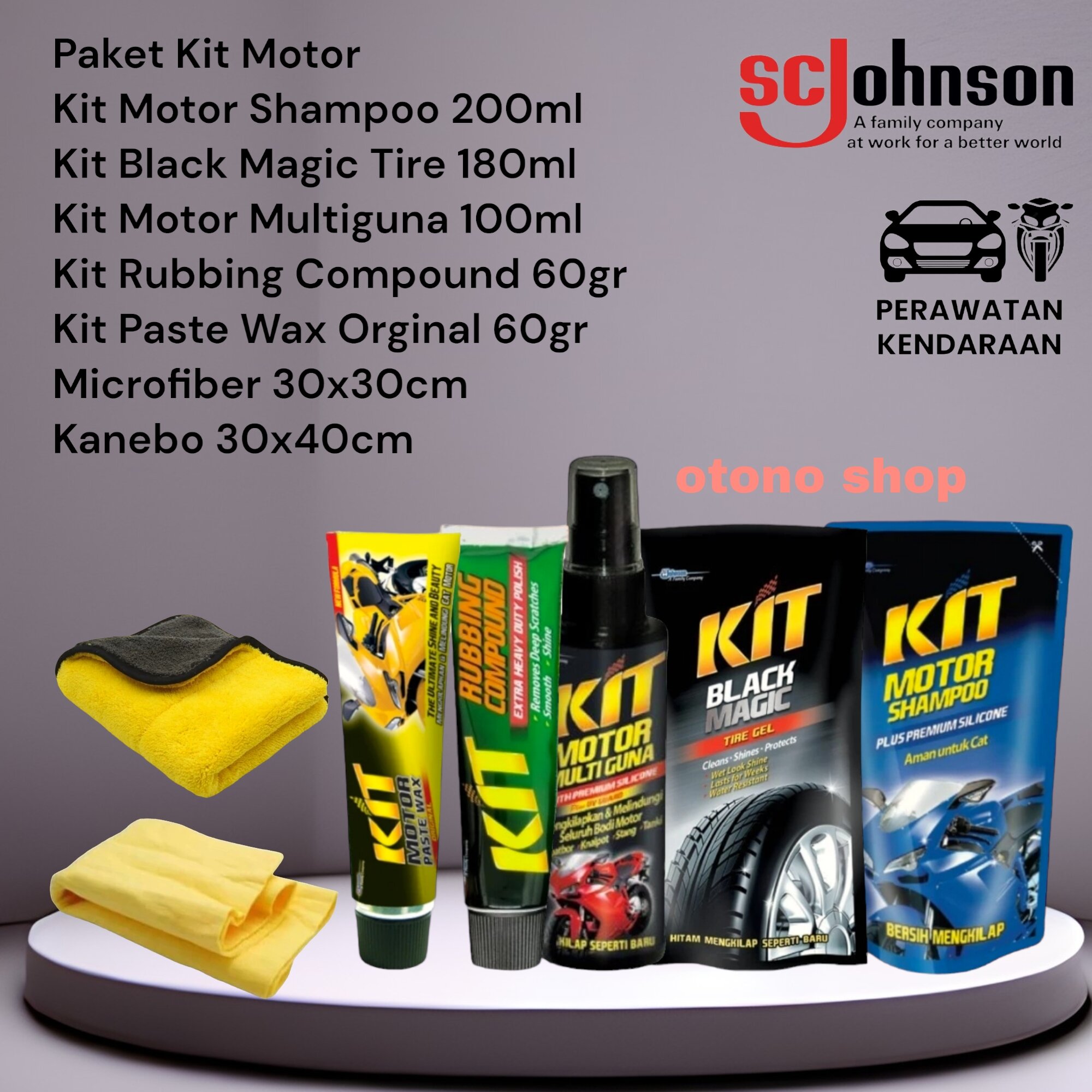 Paket Kit Motor - Kit motor Shampoo, Kit Motor Multiguna, Kit Black ...