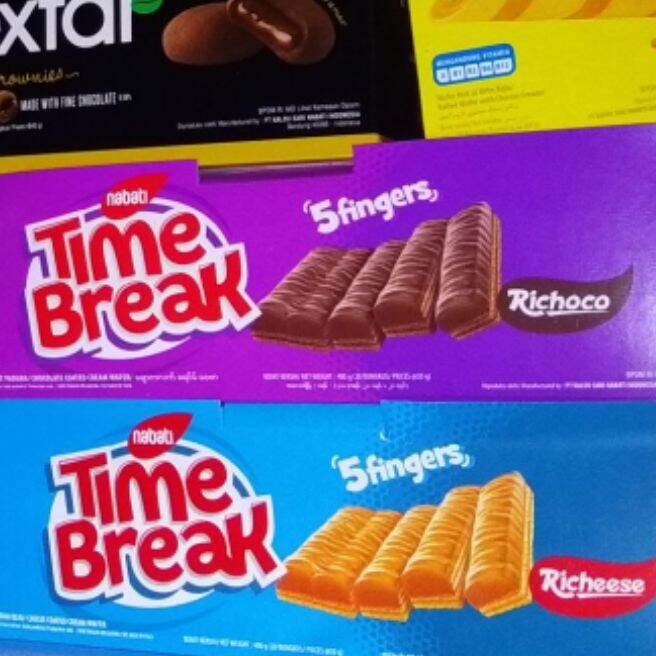 Nabati Time Break Box isi 20sachet ada varian coklat | Lazada Indonesia