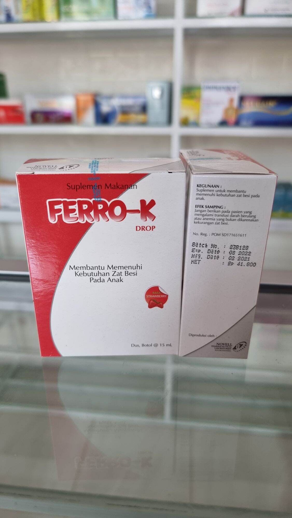 FERRO K DROP PERBOX ISI 15ML.. EXP AGT 22 | Lazada Indonesia