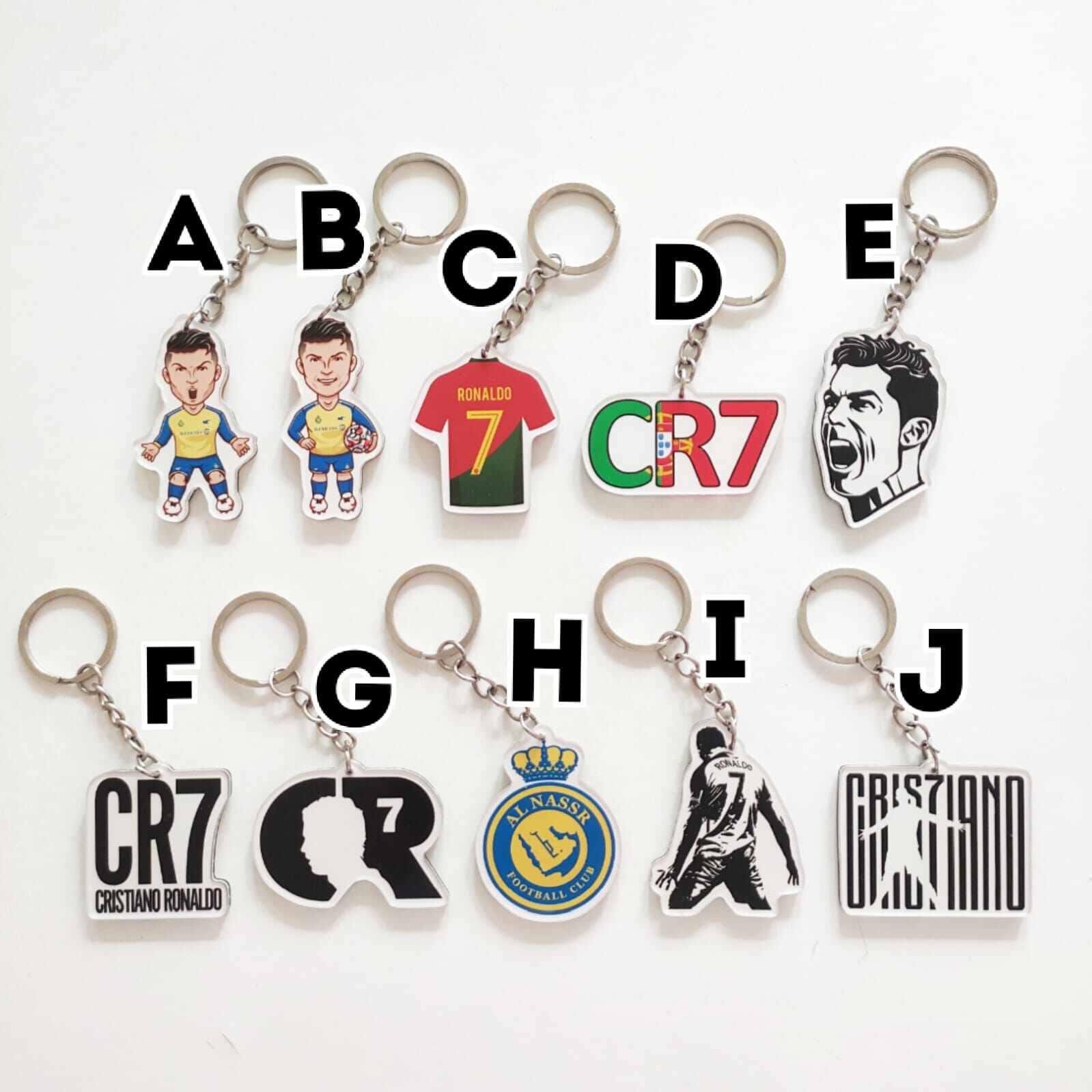 Keychain Cristiano Ronaldo CR7 Portugal Al Nassr Fc Football Soccer ...