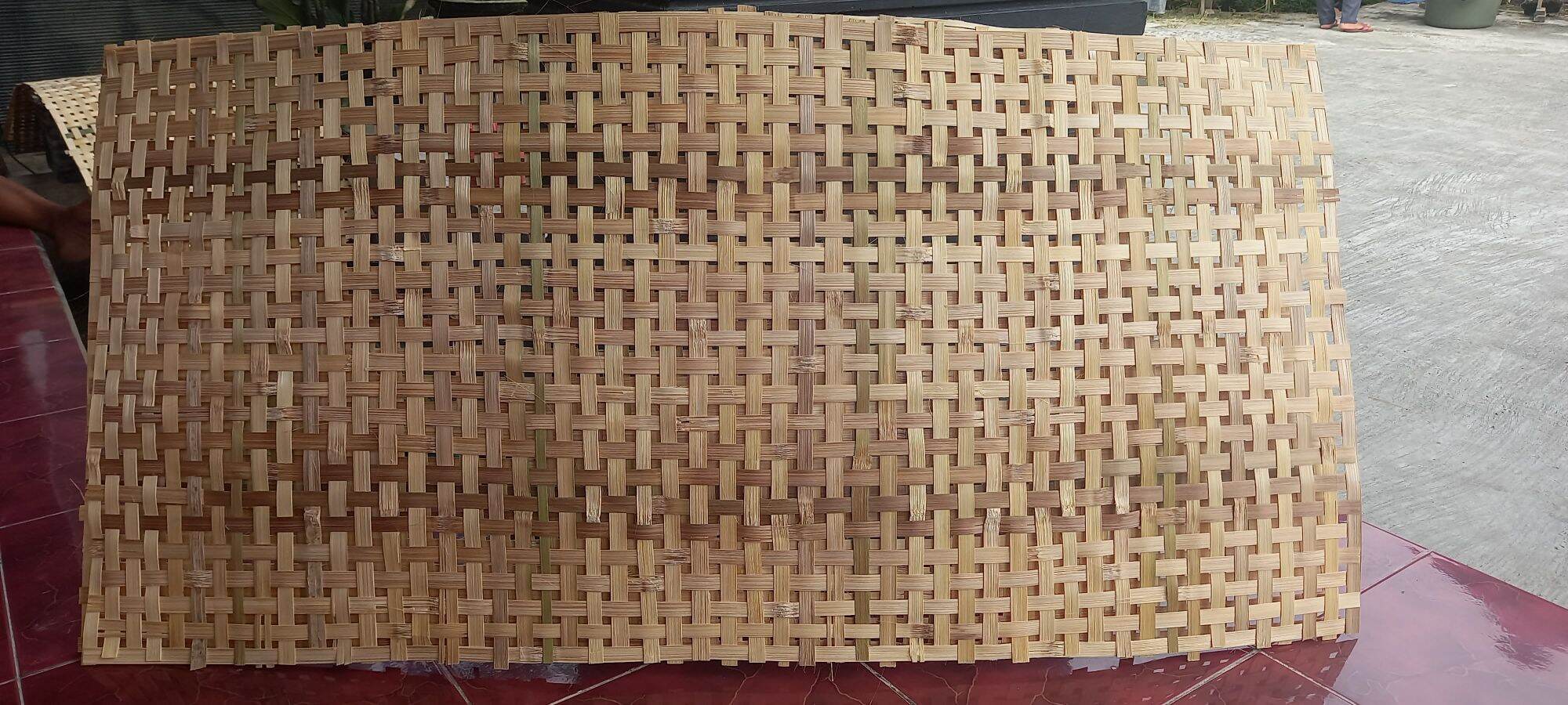 anyam bambu untuk jemur ikan, kerupuk, kerajinan tangan, panel dinding ...