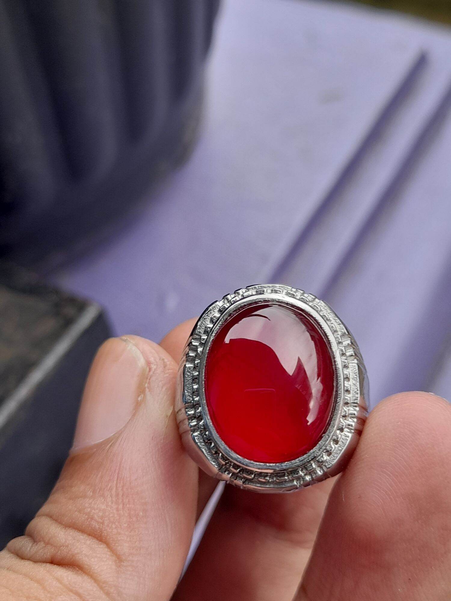 batu akik red baron original | Lazada Indonesia