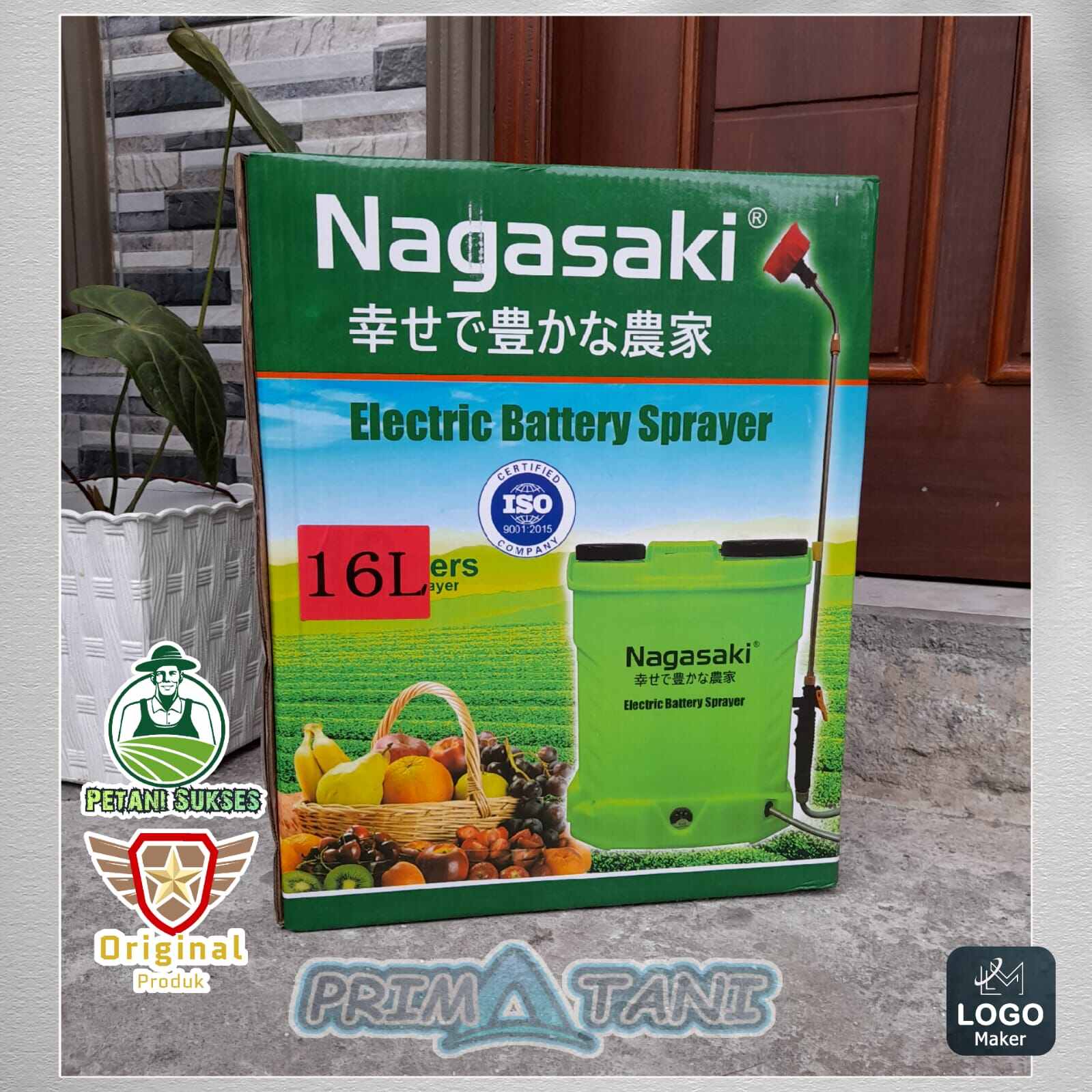Sprayer Elektrick NAGASAKI 16L - Alat semprot Pertanian dan Peternakan ...