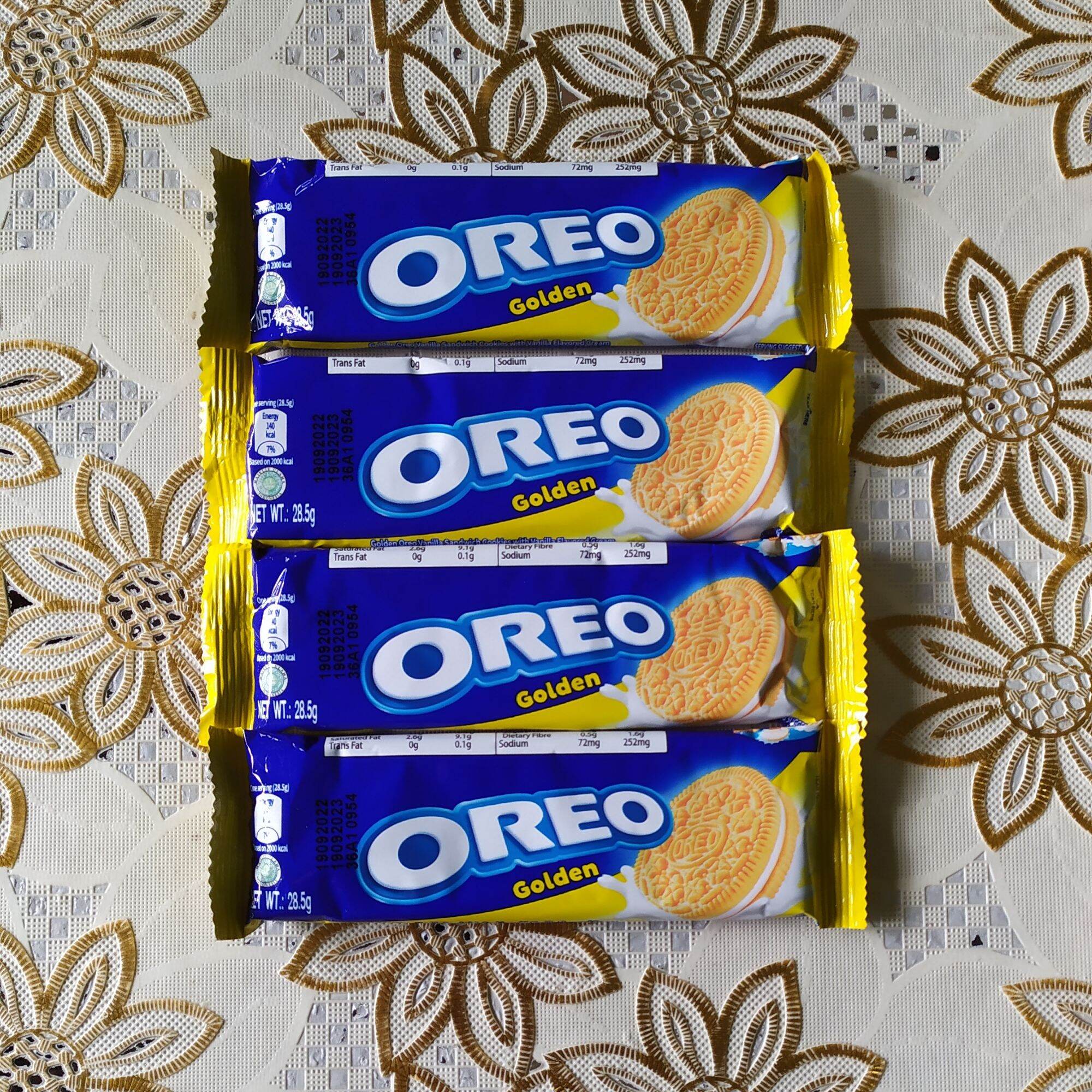 Oreo Golden Vanilla Sandwich Cookies Satuan | Lazada Indonesia
