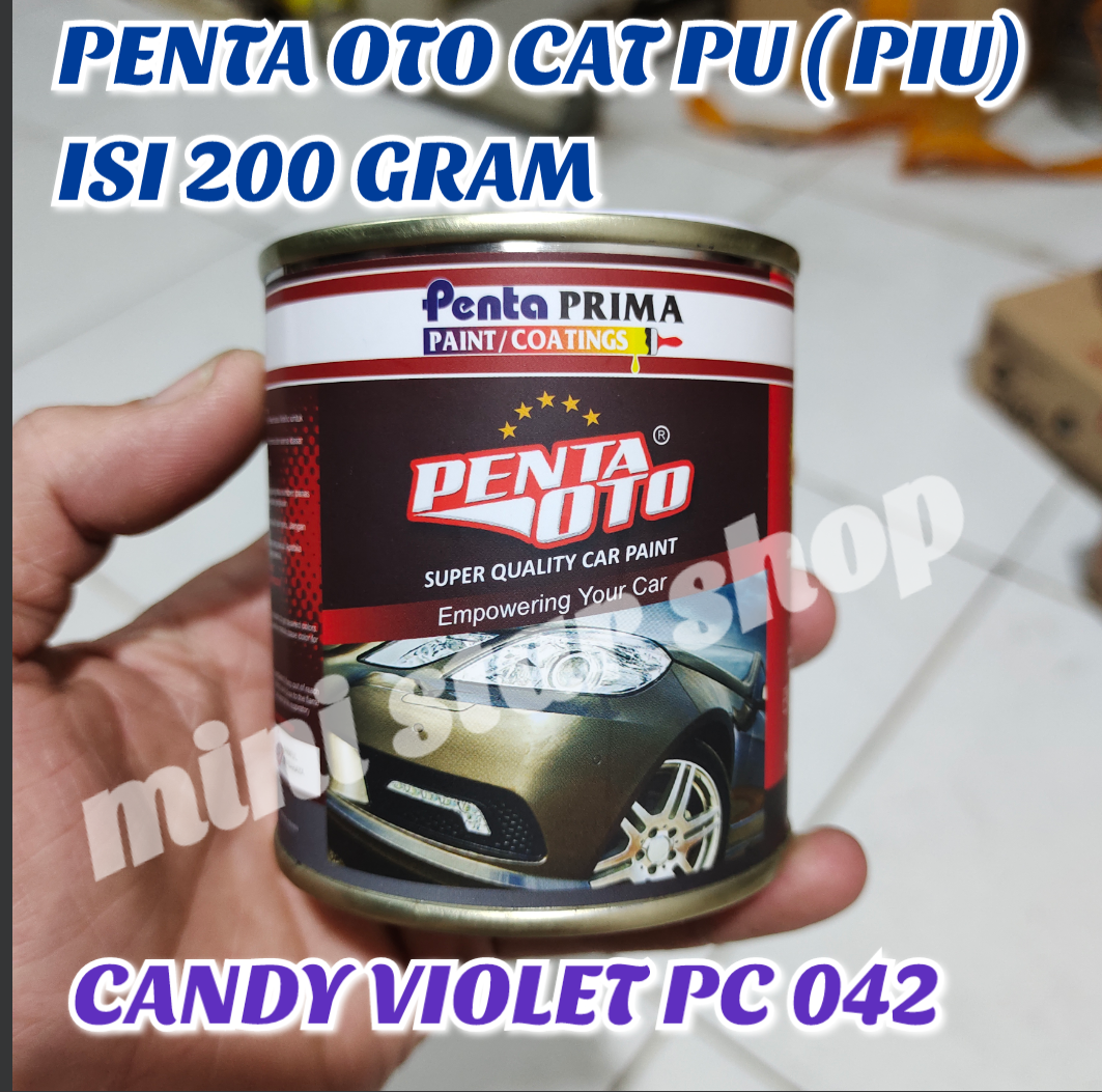 CAT PENTA OTO PU ( PIU)CANDY VIOLET ISI 200 GRAM ( PU 042) CAT DUCO ...