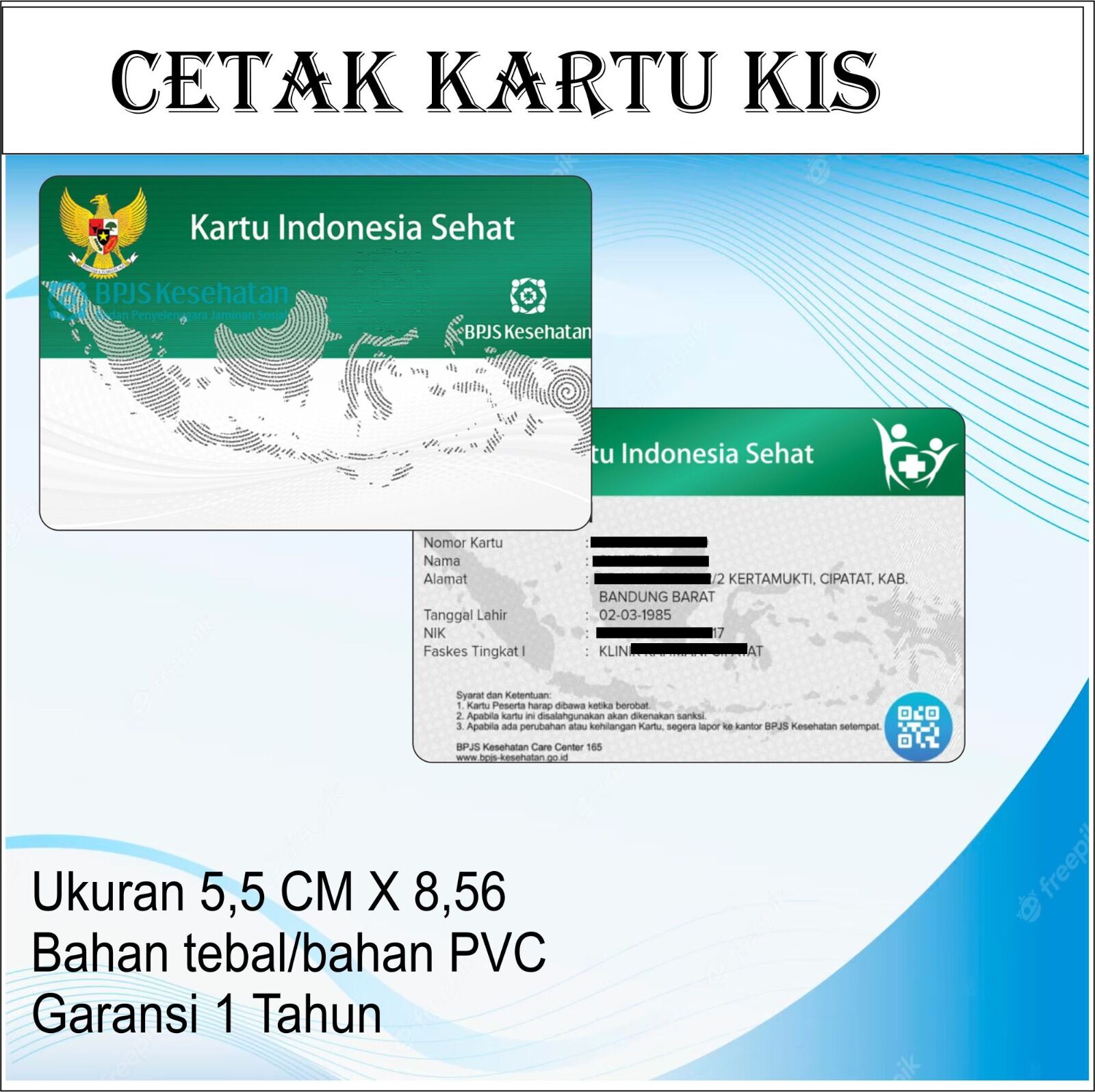 Cetak Kartu KIS / ID CARD | Lazada Indonesia