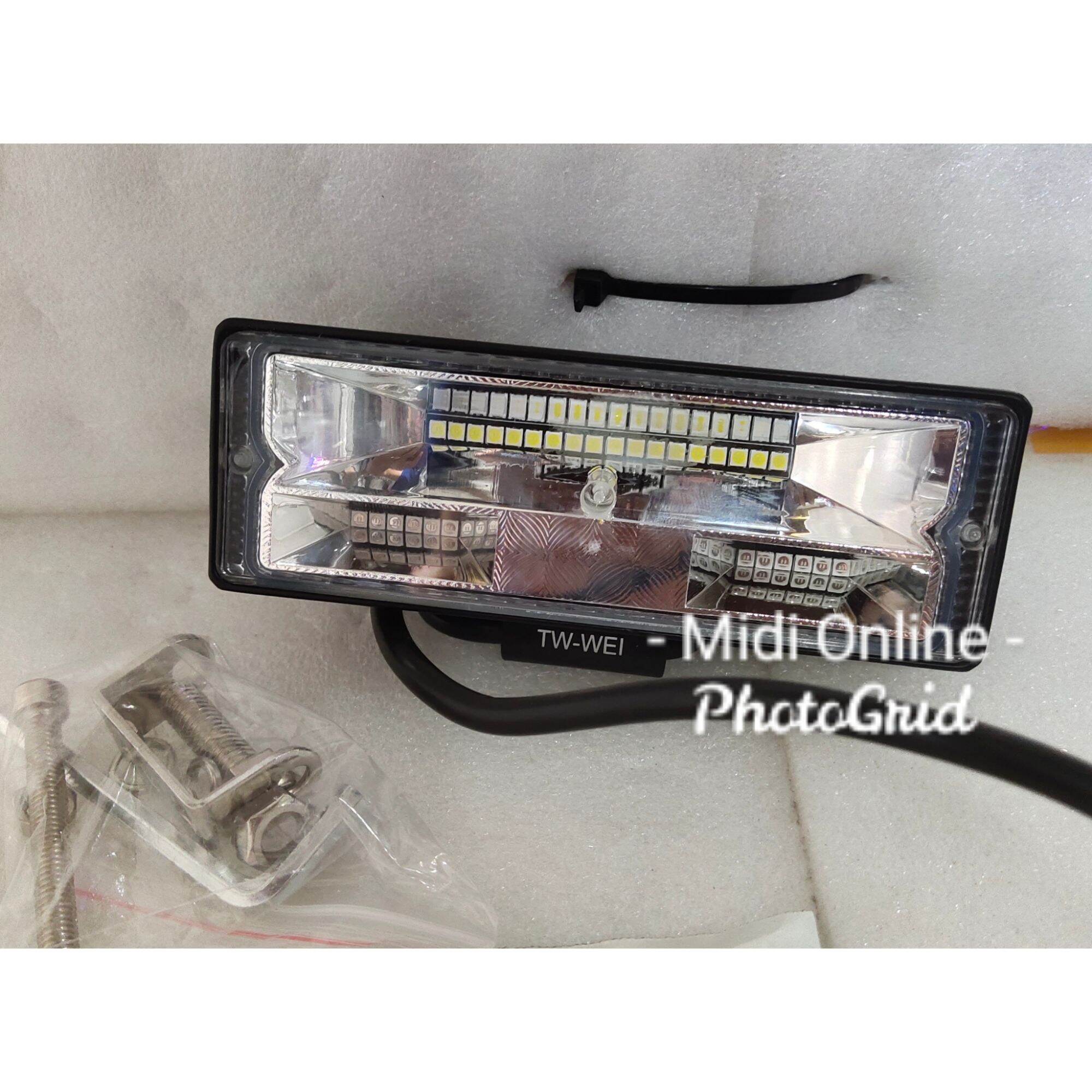 Lampu LED Bar Tembak Sorot Laser Gun CREE Mobil Motor 30 Titik Strobo ...