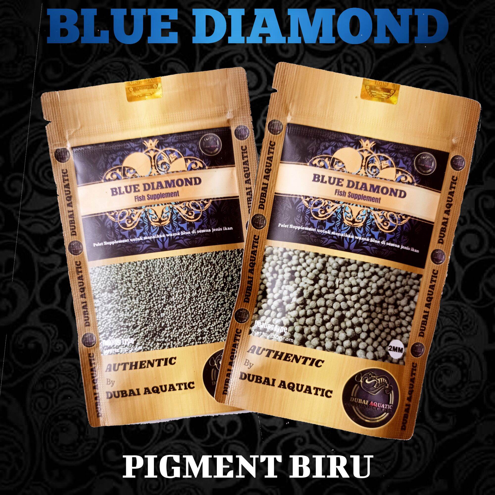 pelet ikan BLUE DIAMOND untuk menaikan warna biru pada semua jenis ikan ...