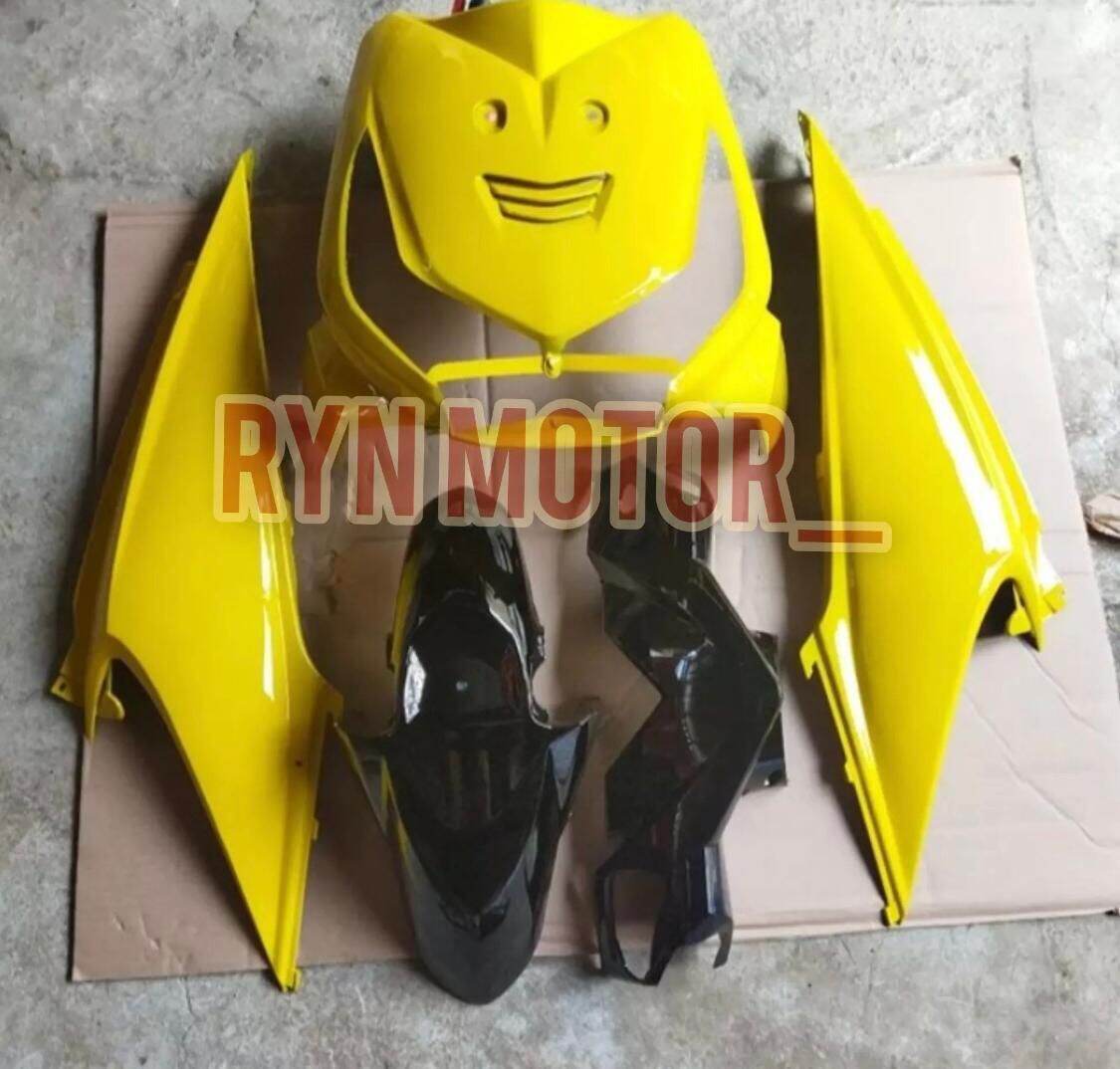 Full Body Alus Honda Beat Karbu Variasi Warna Kuning Hitam | Lazada ...