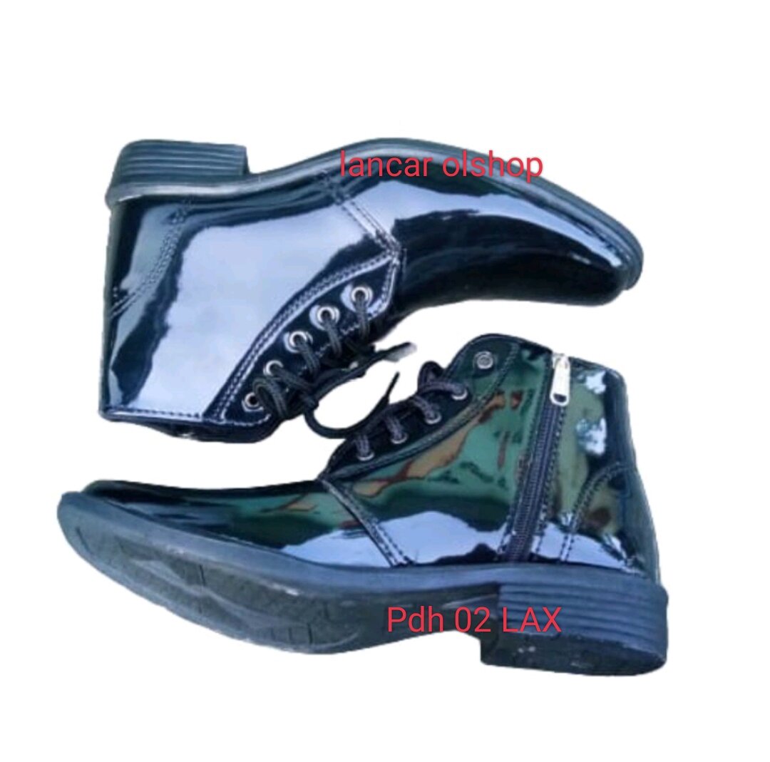 sepatu PDH 02 lak /sepatu sekolah/sepatu dinas /sepatu kerja kerja ...