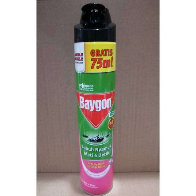 Baygon Aerosol 600 ml ml Warna Pink Flower Garden Anti Nyamuk Serangga ...