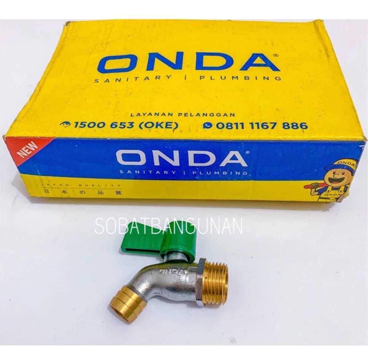 KRAN Tembok / KRAN Taman ONDA KUBM 1/2” inch | Lazada Indonesia