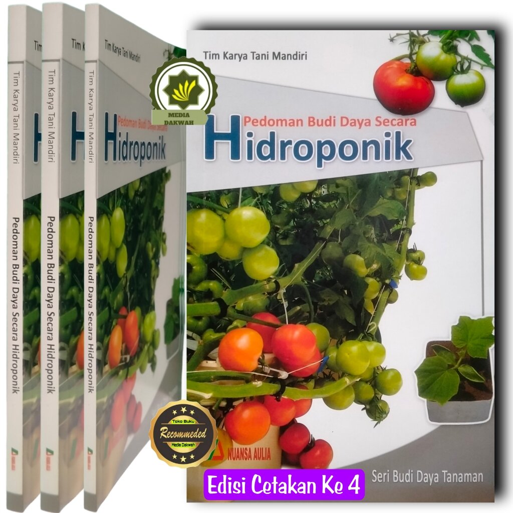 Buku PEDOMAN BUDIDAYA Secara HIDROPONIK Prospek Usaha || Manfaat Teknologi HIDRO PONIK || Media ...