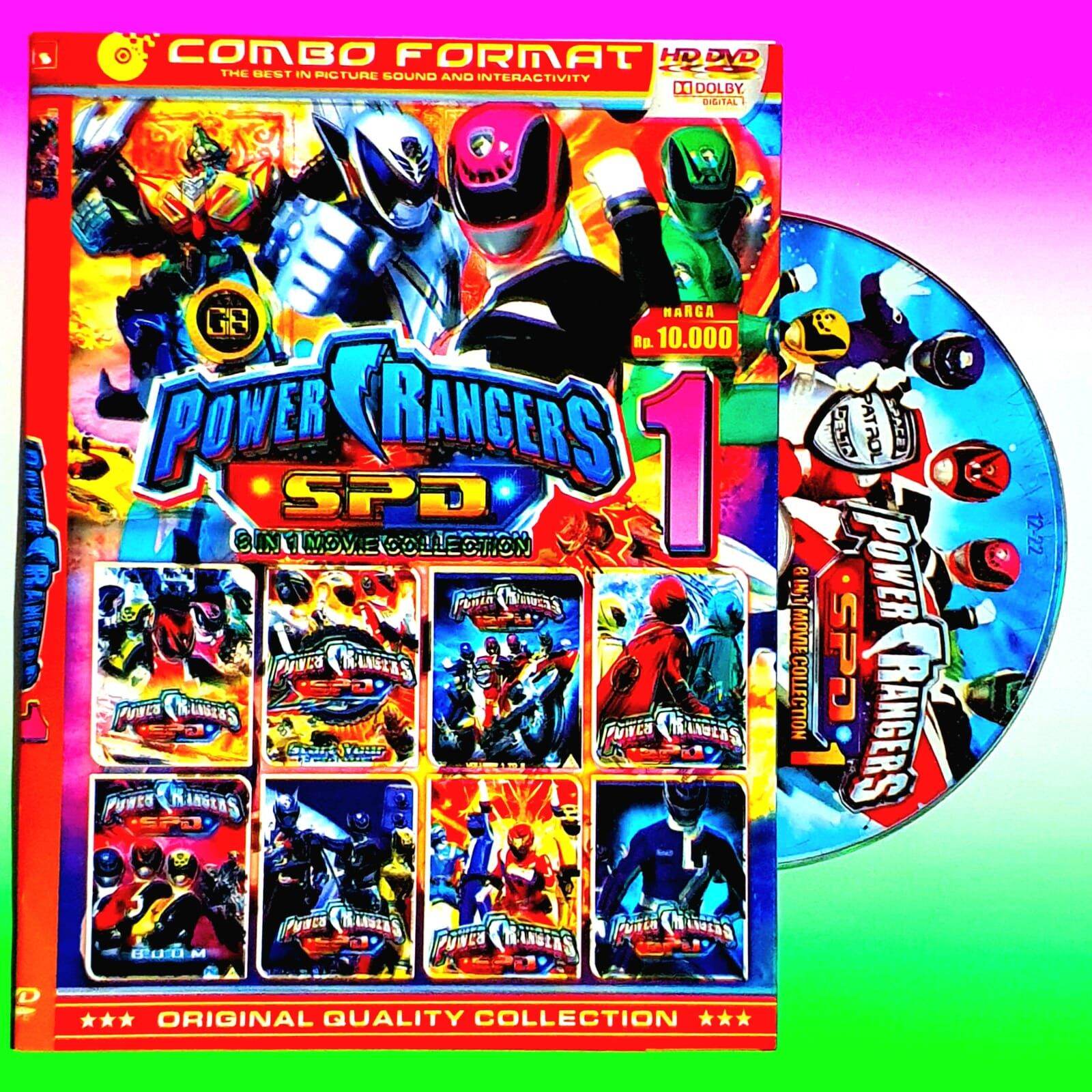 DVD FILM POWER RANGERS SPD-KASET FILM POWER RANGERS-DVD POWER RANGER ...