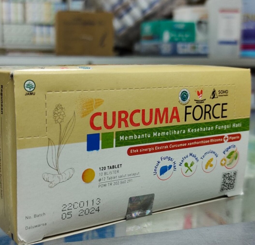 Curcuma Force Penafsu Tambah Makan | Lazada Indonesia