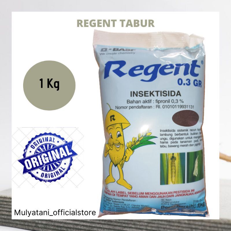 Insektisida Sistemik Regent Tabur 0.3 GR 1 KG Original Insektisida ...