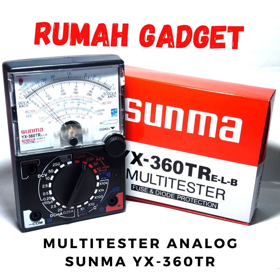MULTITESTER ANALOG SUNMA YX-360TR ALAT SERVIS | Lazada Indonesia