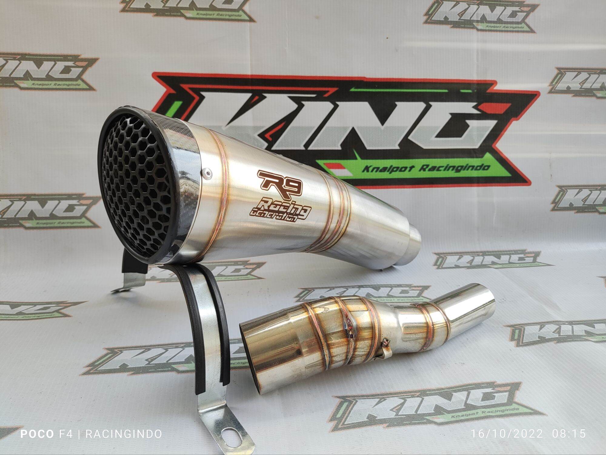 knalpot racing r9 h2 ninja karbu ninja fi cbr facelitf cbr lokal cb 150 ...