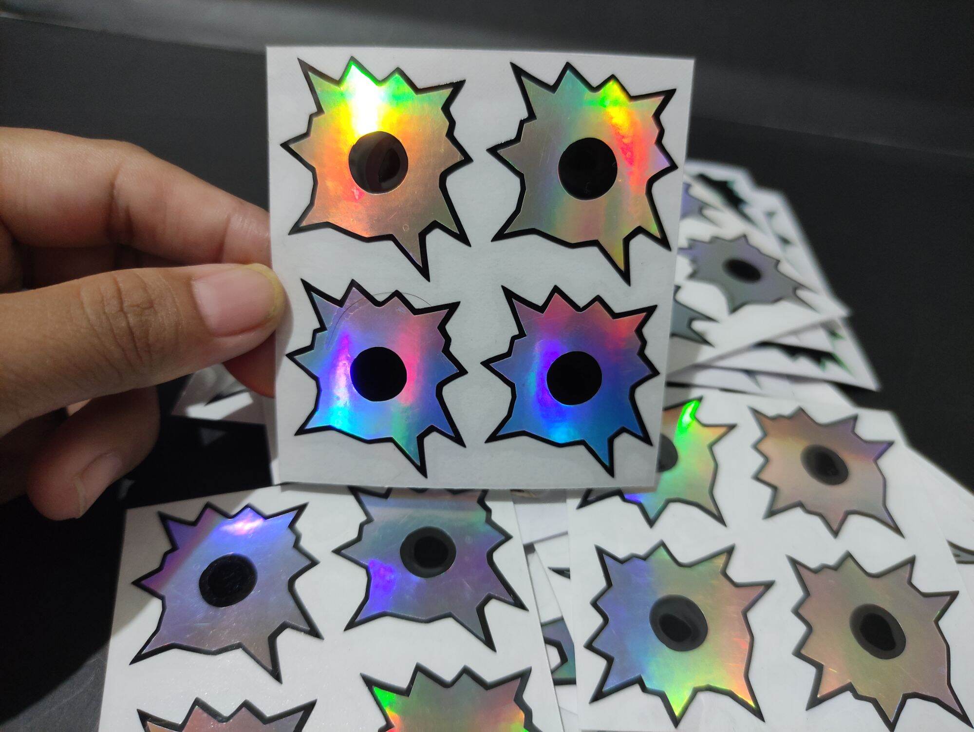 Stiker bercak peluru cutting sticker cutting bercak peluru acesoris ...