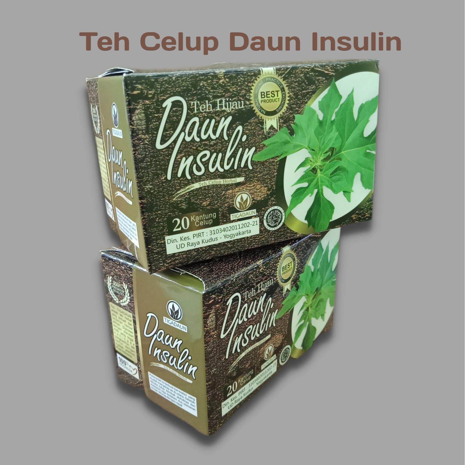 ( Terlaris....) Teh Celup Daun Insulin Cap Tiga Daun - UD Raya Kudus ...