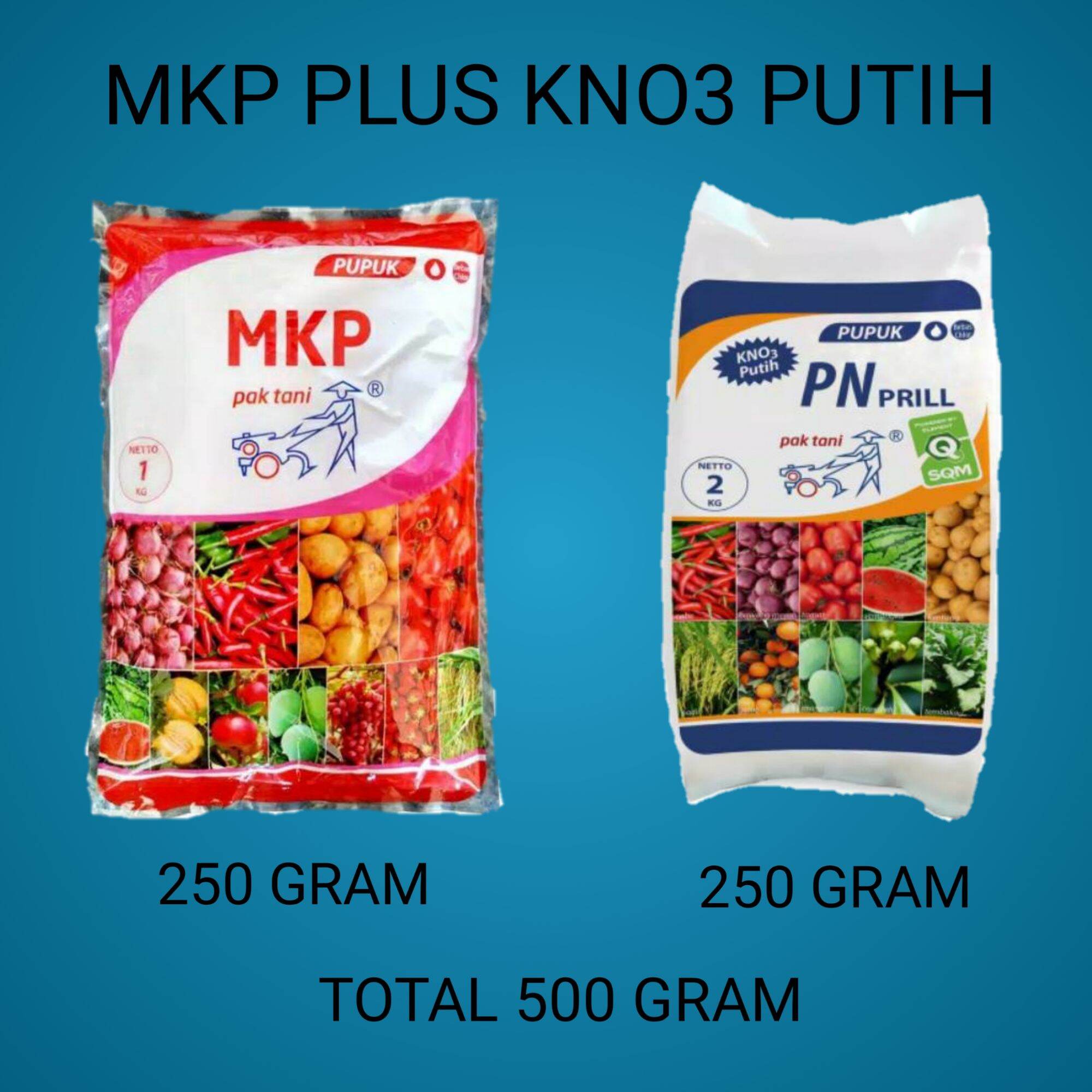 Pupuk buah dan sayur mkp kno3 putih kemasan repack | Lazada Indonesia