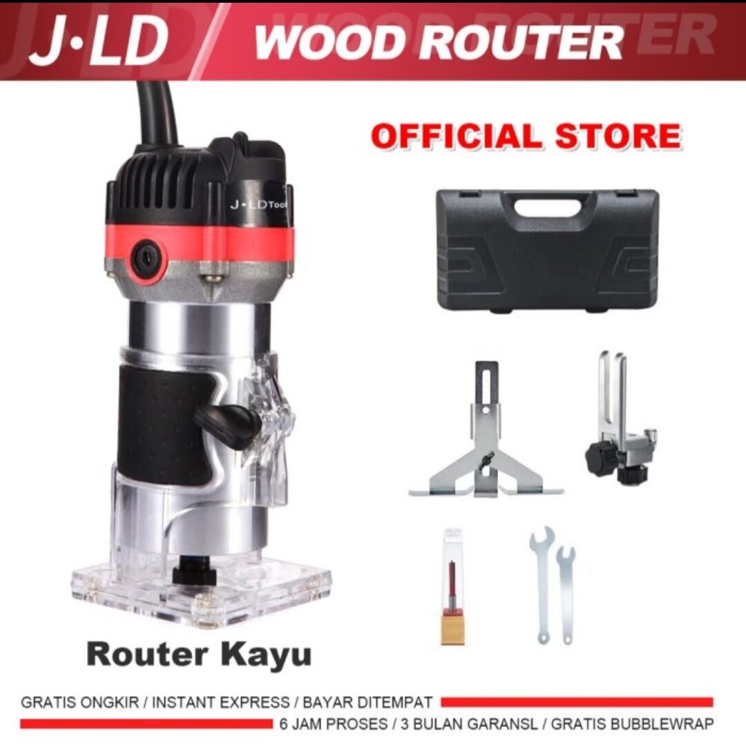 MESIN TRIMMER KAYU 6MM JLD TOOLS MESIN TRIMMER ROUTER WOOD | Lazada ...