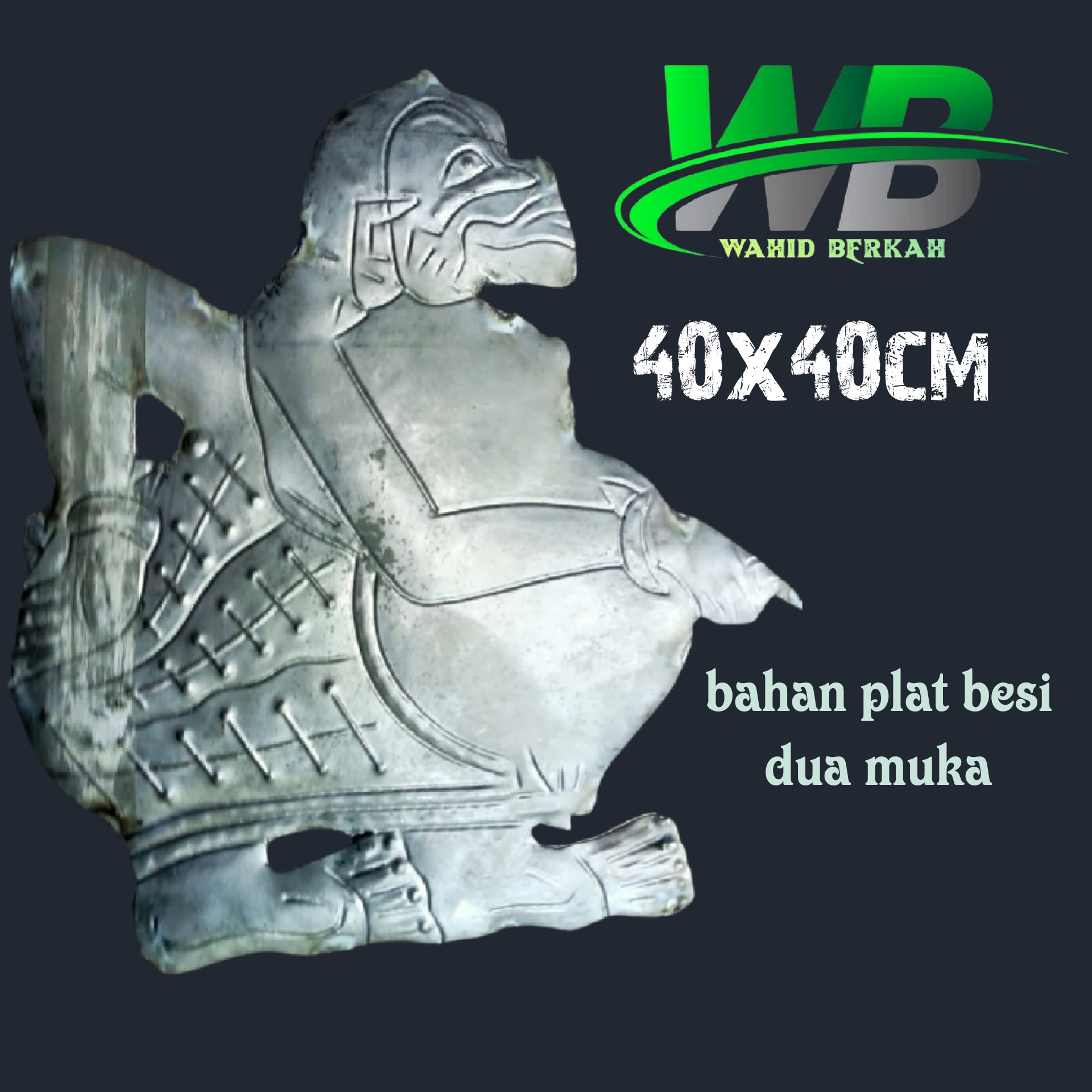 ornamen pagar besi tempa motif wayang 40x40 hiasan pagar | Lazada Indonesia