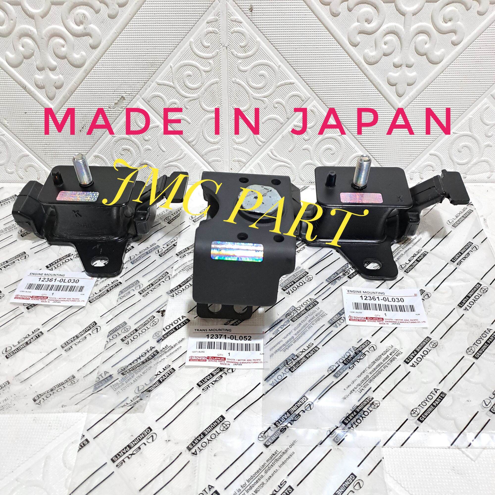 ENGINE MOUNTING SET TOYOTA INNOVA INOVA HILUX FORTUNER METIC DIESEL ORI ...