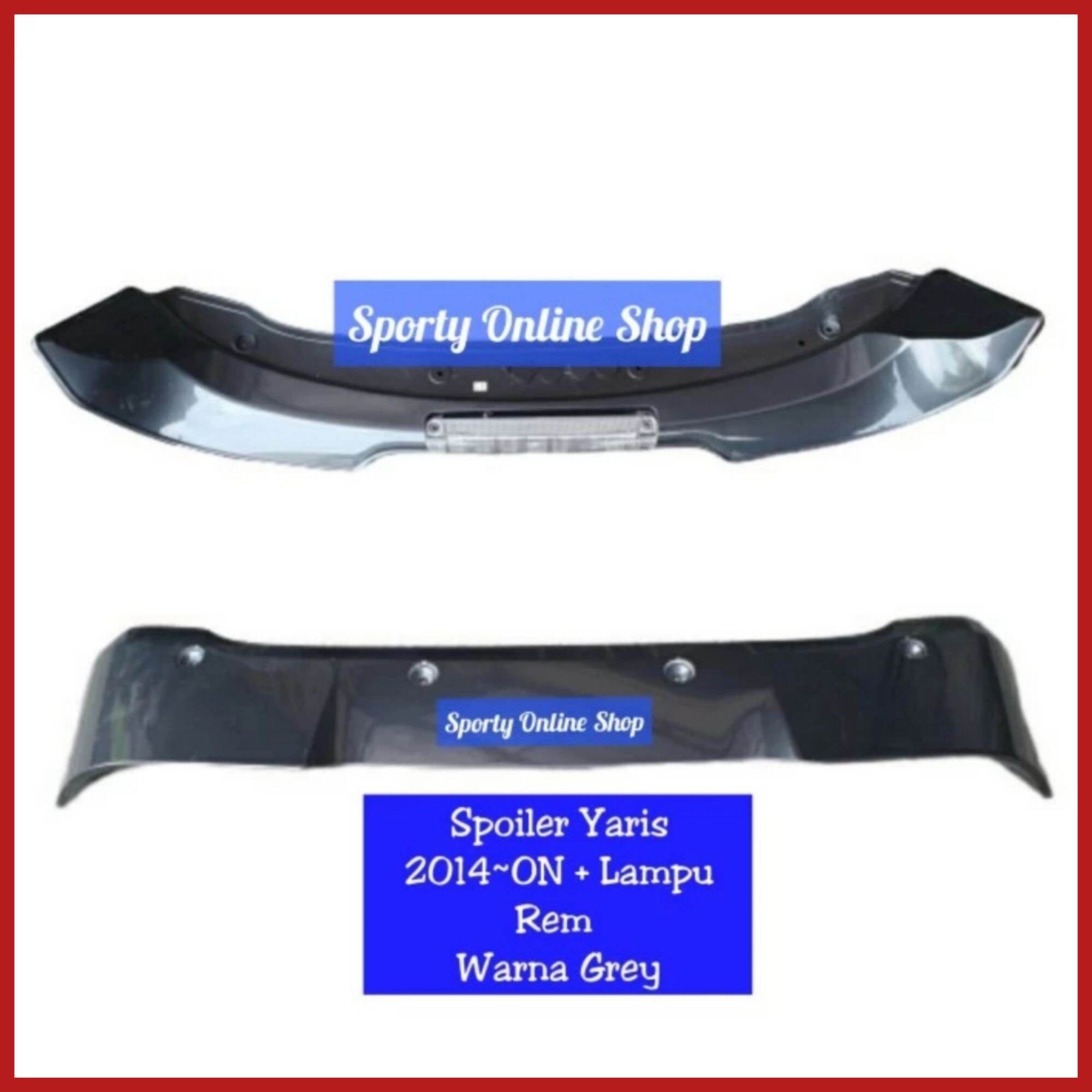 Spoiler Sayap Mobil Yaris 2014-2017 with Lampu | Lazada Indonesia