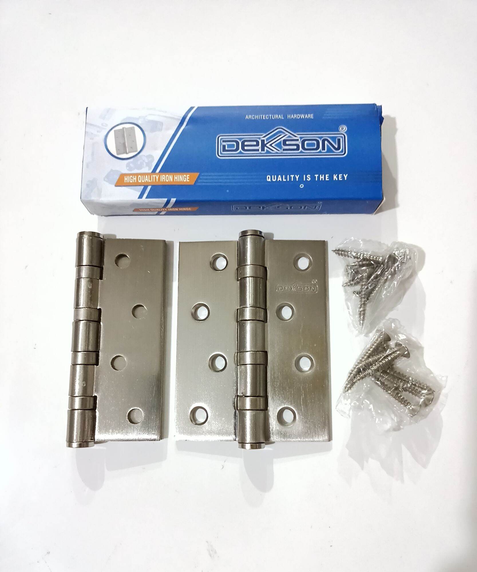 Engsel Dekson Iron hinge 4inchi 4"x3"x3mm 4BB / Engsel pintu-jendela ...