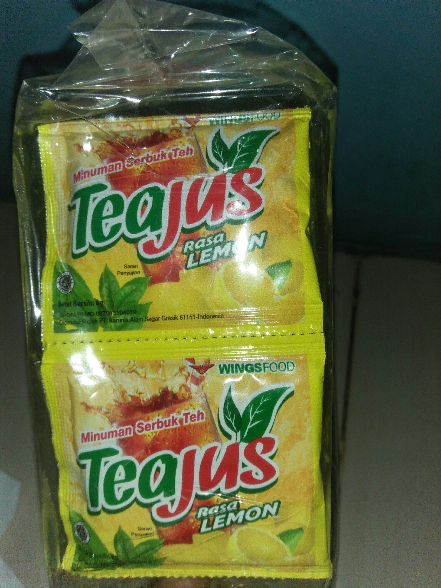 tea jus minuman serbuk teh rasa lemon 1pack isi 60 saset | Lazada Indonesia