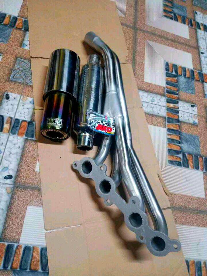 1 sett header knalpot racing kijang innova bensin // manifold manipol ...