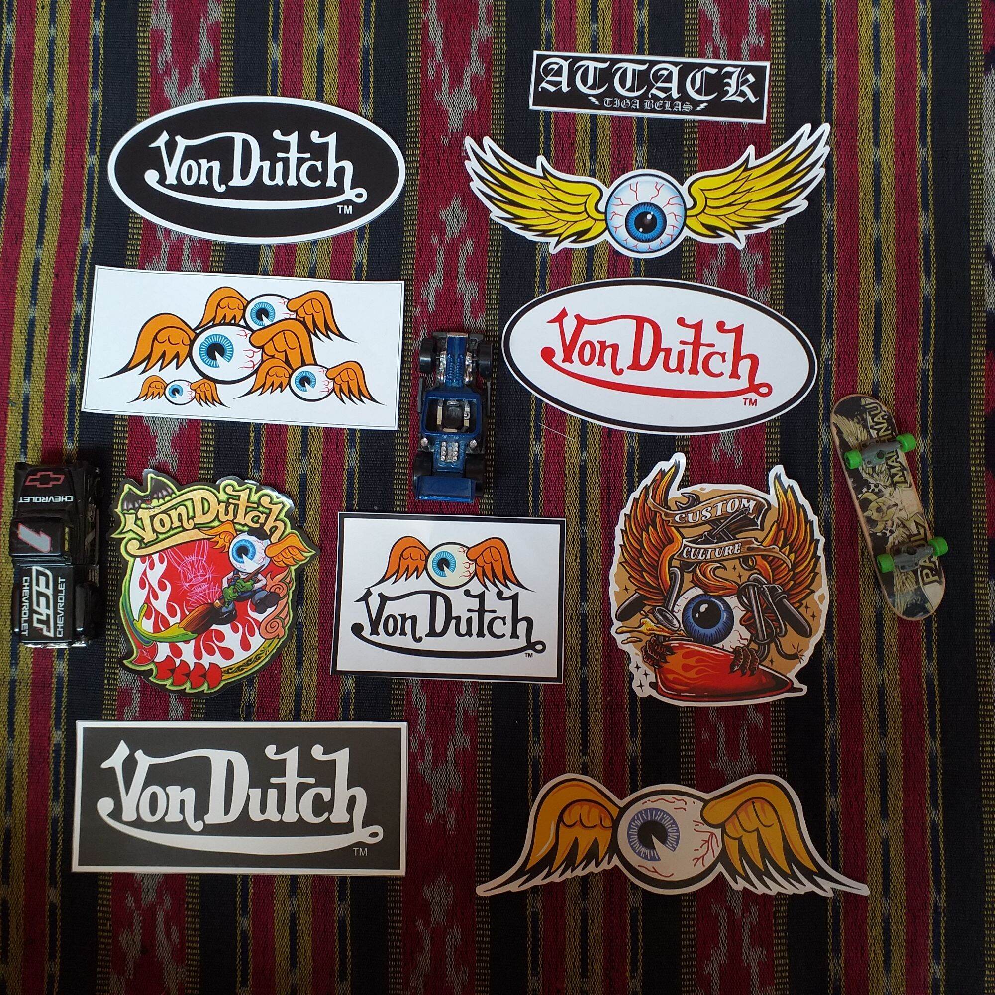 STIKER I VON DUTCH I LAMINASI | Lazada Indonesia