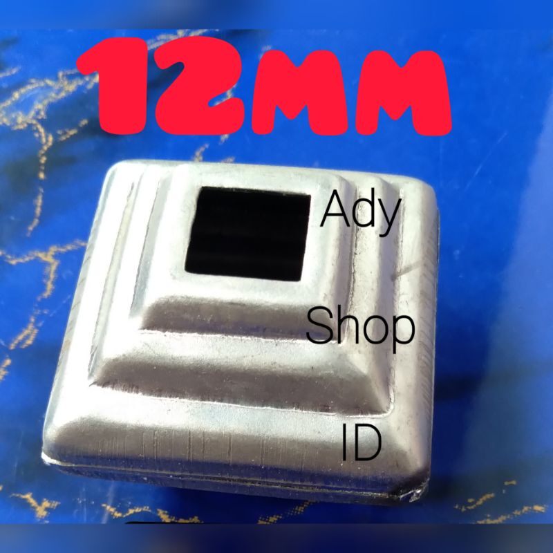 Nako virkan 12mm ukuran lobang Hiasan pagar besi motif cincin piramid ...