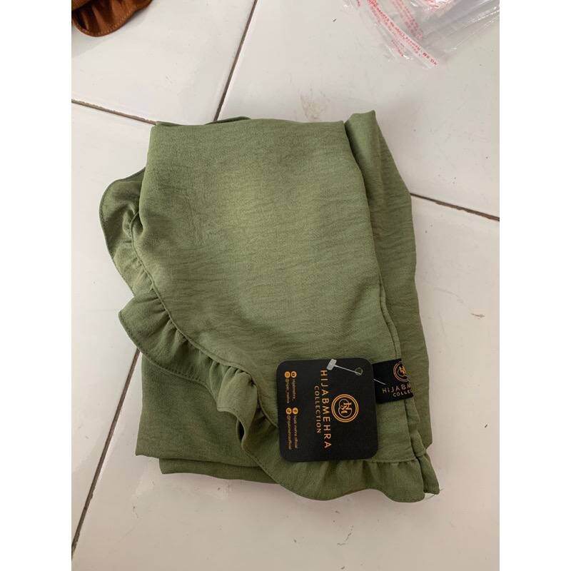 JILBAB BERGO CRINKLE AIRFLOW INSTAN RUFFLEE SABRINA BAGUS BERKUALITAS ...
