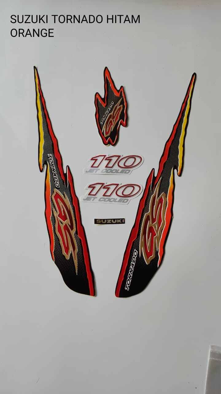 STRIPING TORNADO HITAM OREN | Lazada Indonesia
