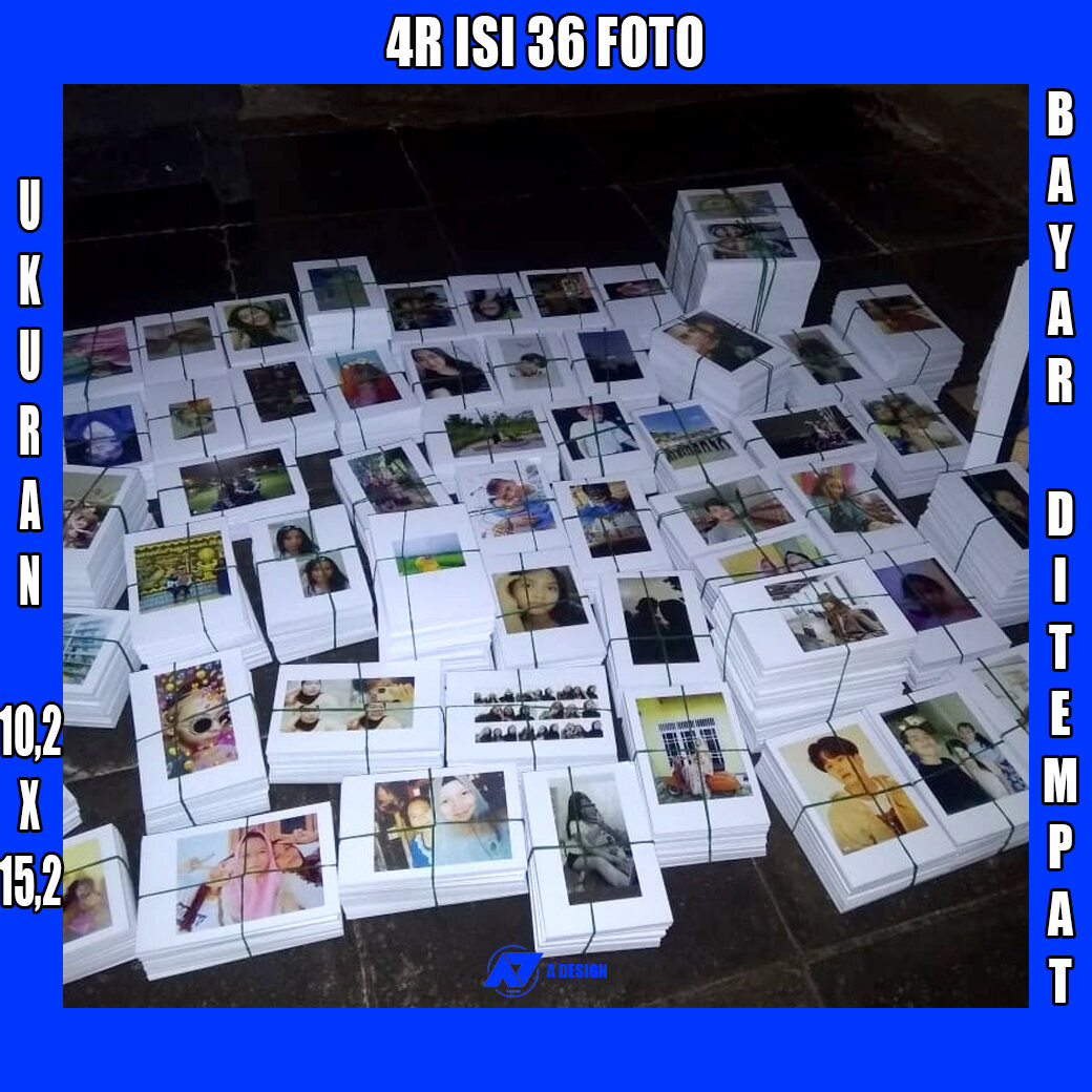 CETAK FOTO 4R DAPAT 36 FOTO | Lazada Indonesia