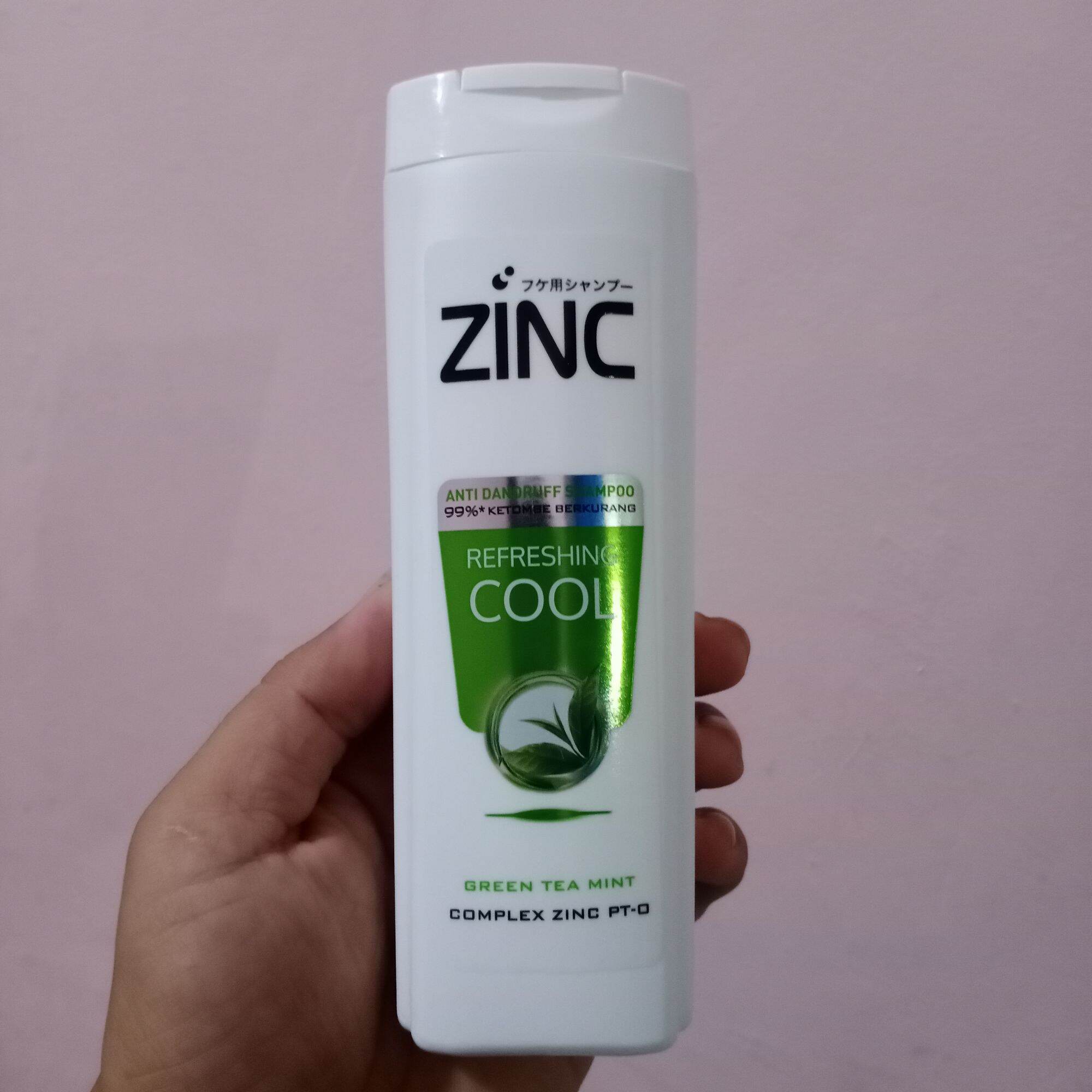 Zinc Shampo Refreshing Cool Green Tea Mint 170ml | Lazada Indonesia