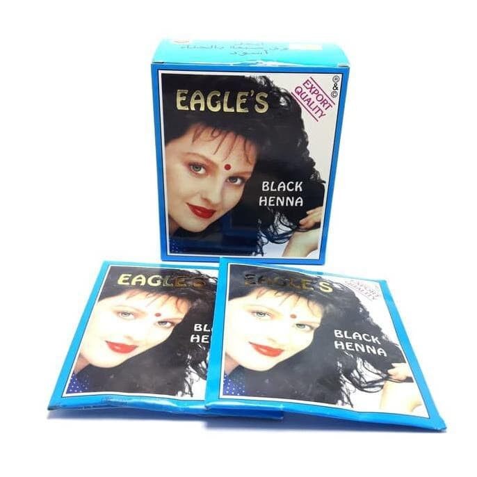Eagle's Henna Black Harga Per Sachett | Pewarna Rambut Henna Hitam ...