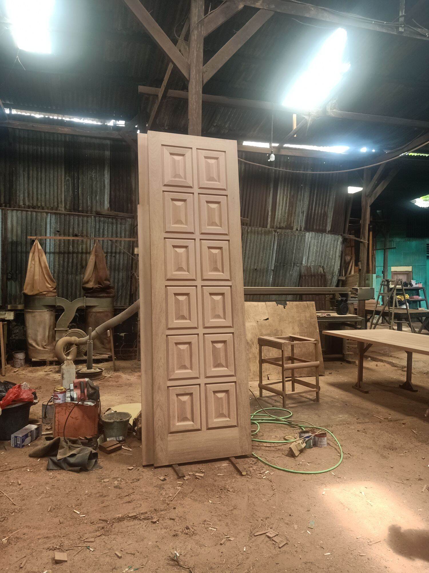 pintu panil kotak2 kayu kamper samarinda oven | Lazada Indonesia