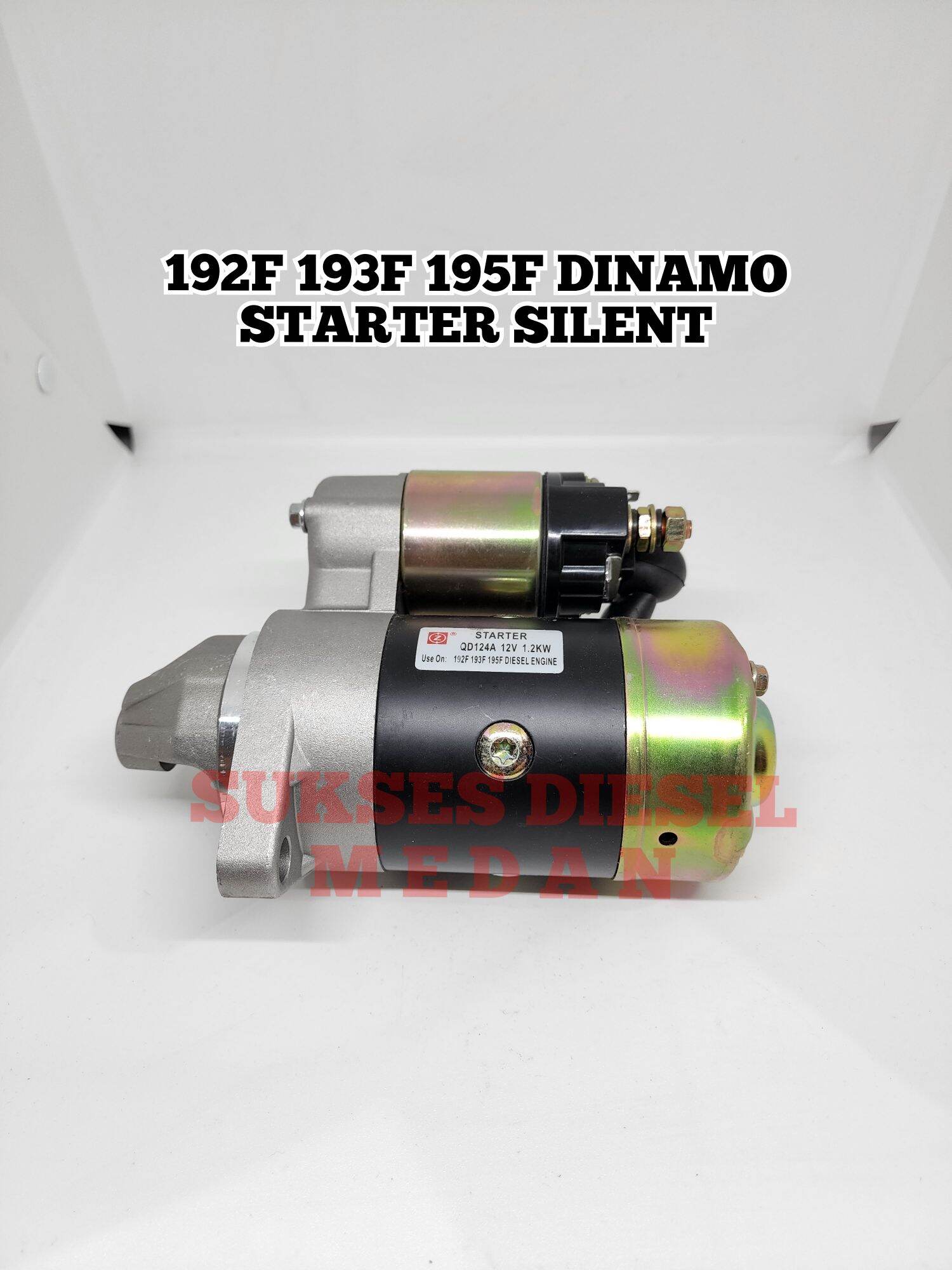 Dinamo Starter Motor Genset Silent Solar Diesel 192F 193F 195F DG9200SE Kipor Kama Krisbow Daito ...