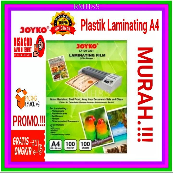 Plastik Laminating A4 JOYKO [ Per 10 Lembar ] | Lazada Indonesia