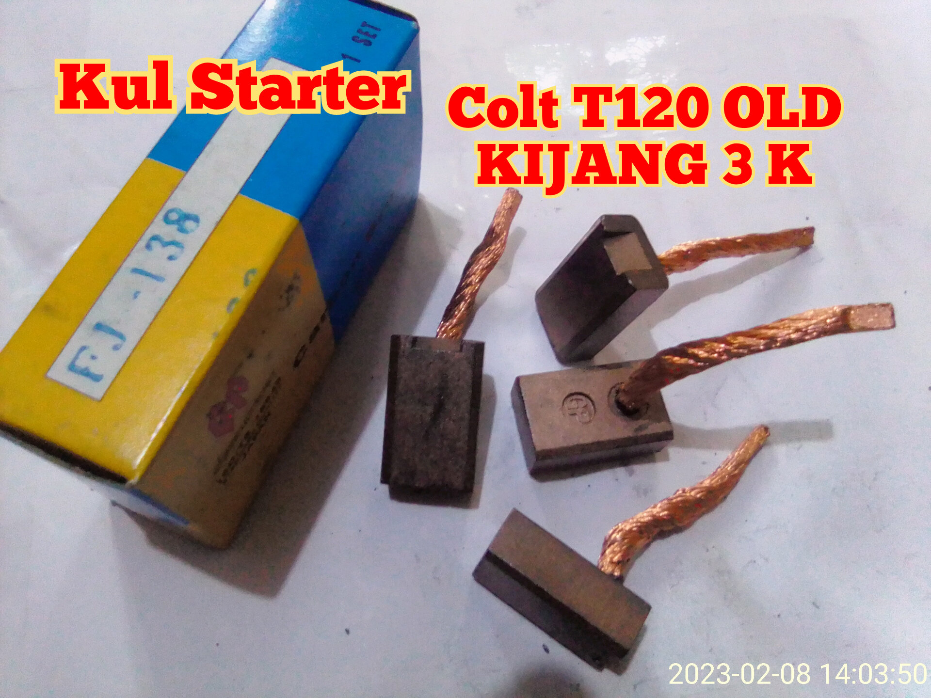 KUL DINAMO STARTER MOBIL COLT T120 OLD DAN KIJANG 3K CARBON BRUSH ARANG SPULL FJ 138 | Lazada ...