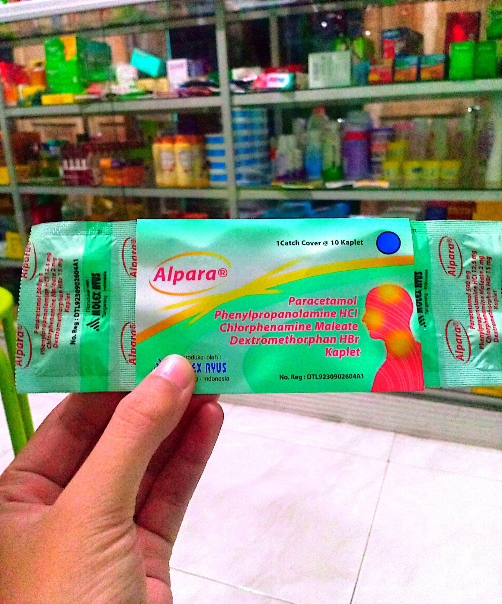ALPARA KAPLET (obat batuk flu demam, sakit kepala, hidung tersumbat dan ...