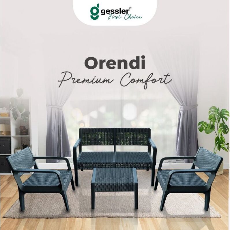 1 Set Gessler Orendi Armchair | Kursi Plastik Bahan 100% Premium Tebal ...