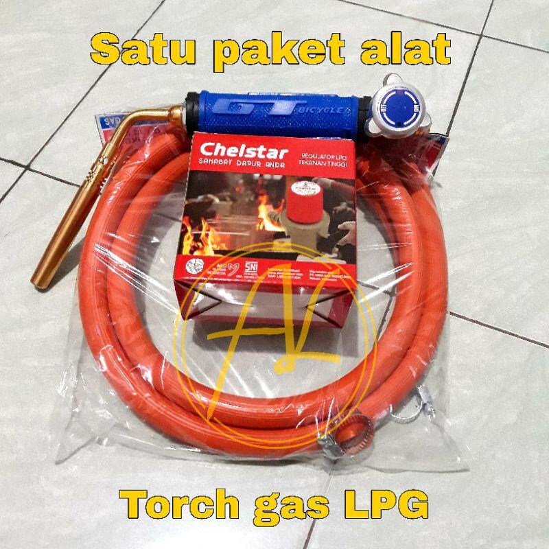Alat las gas torch LPG / Kepala las AC Gas LPG / Gas torch lpg termurah ...