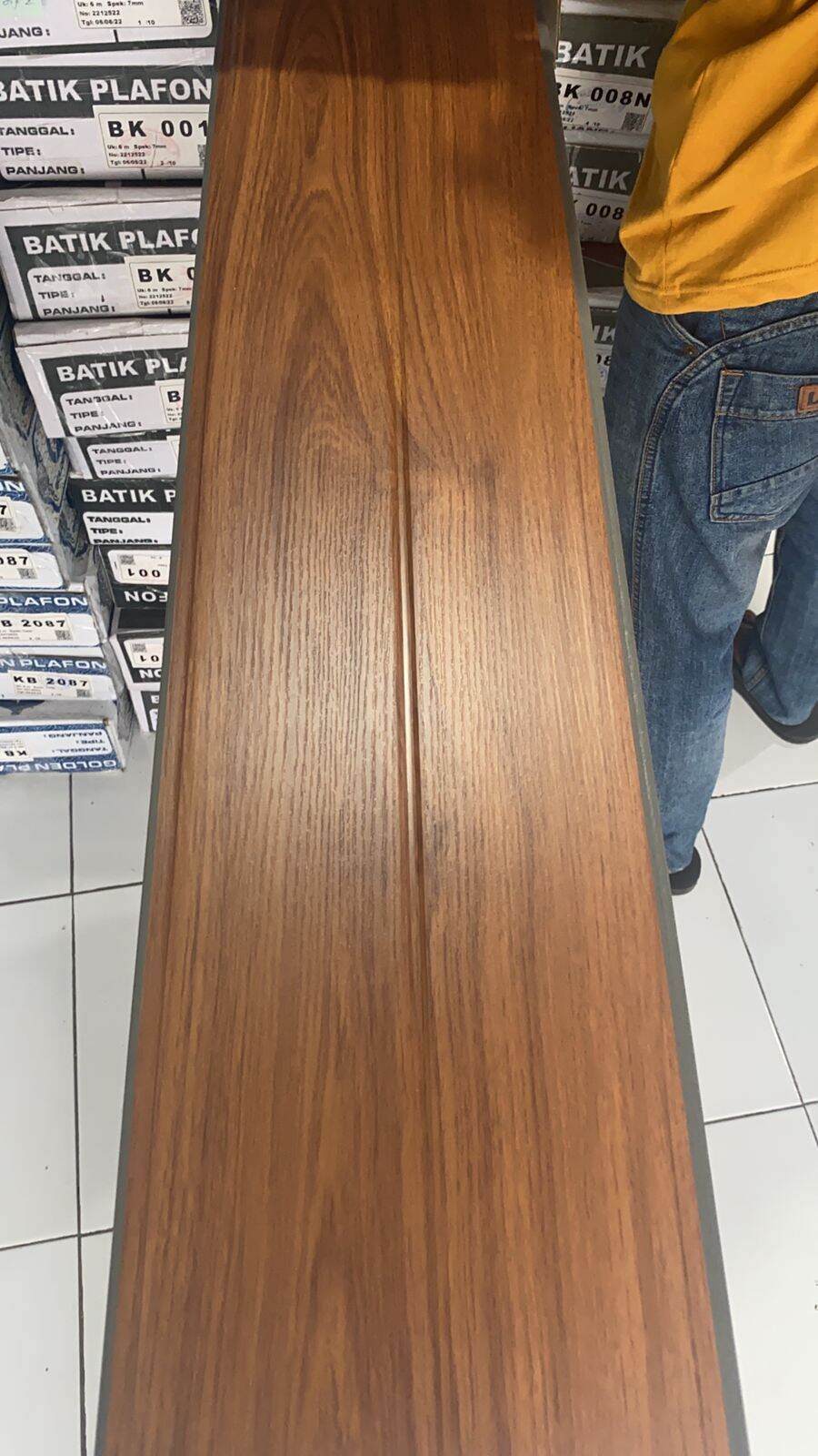 Plafon Pvc Terpotong 100cm laminat Batik plafon 5 Lembar | Lazada Indonesia