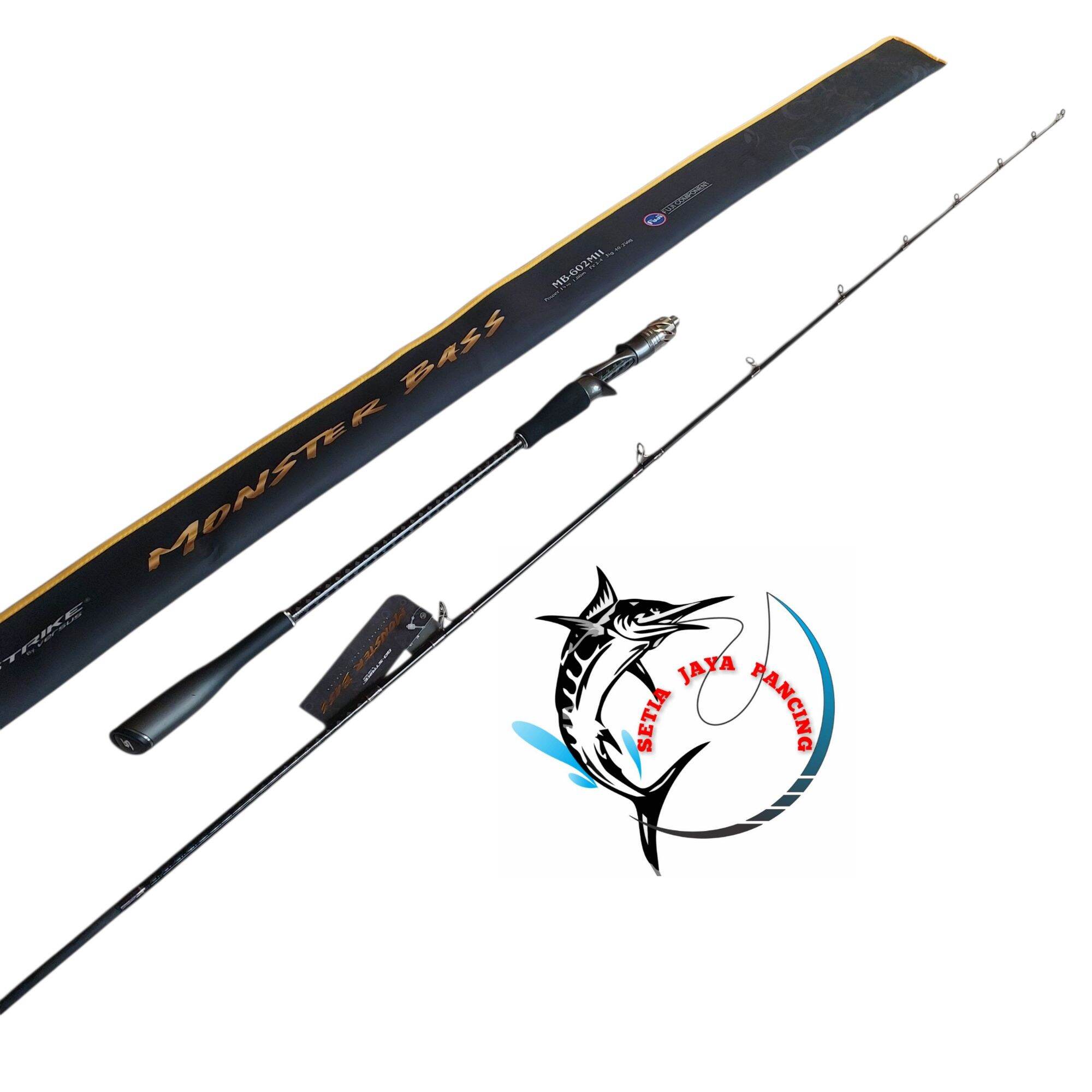 JORAN GO STRIKE MONSTER BASS 24T LIGHT JIGGING 180CM/SP/OH CARBON SOLID ...