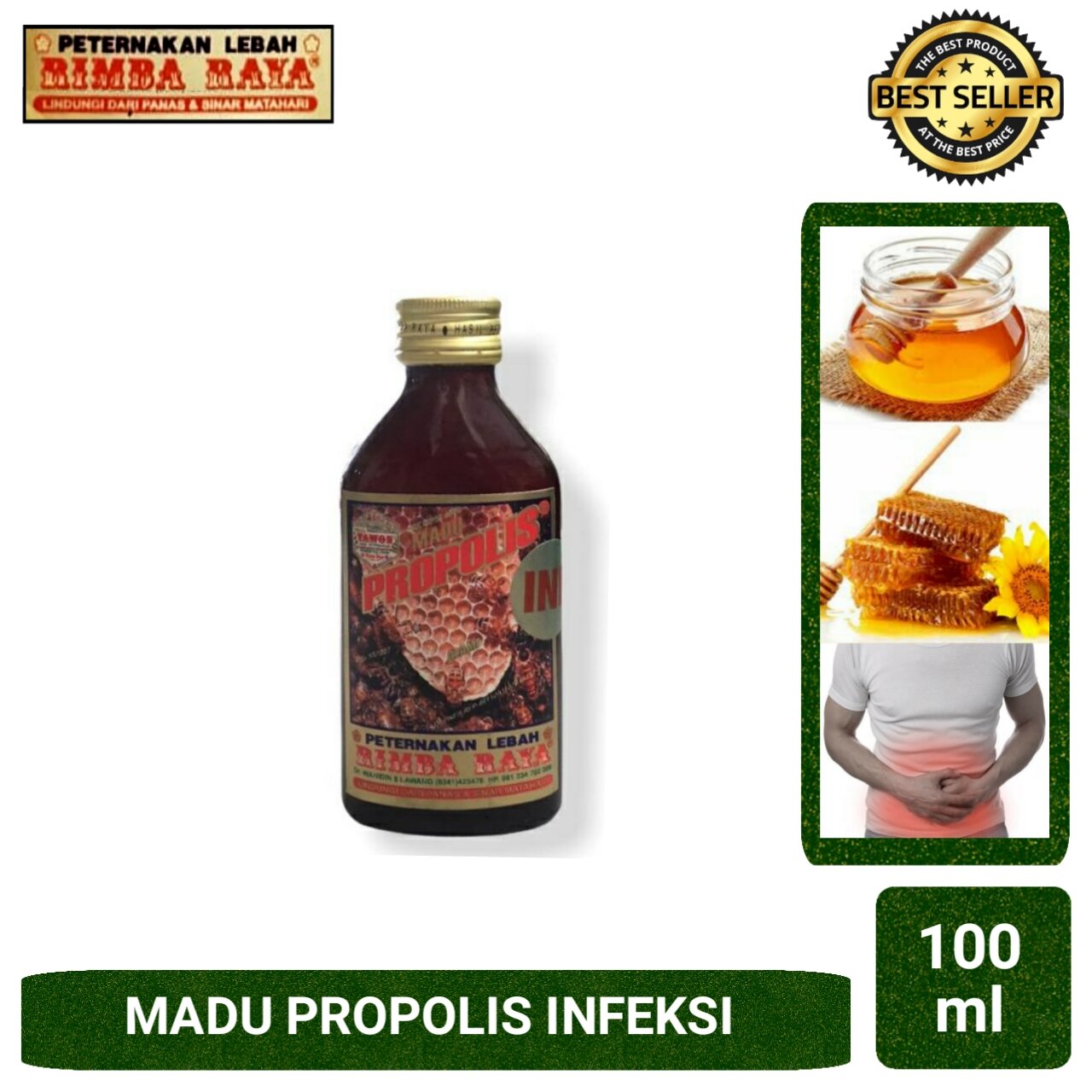Madu Propolis Infeksi Asli (Rimba Raya) 100ml | Lazada Indonesia