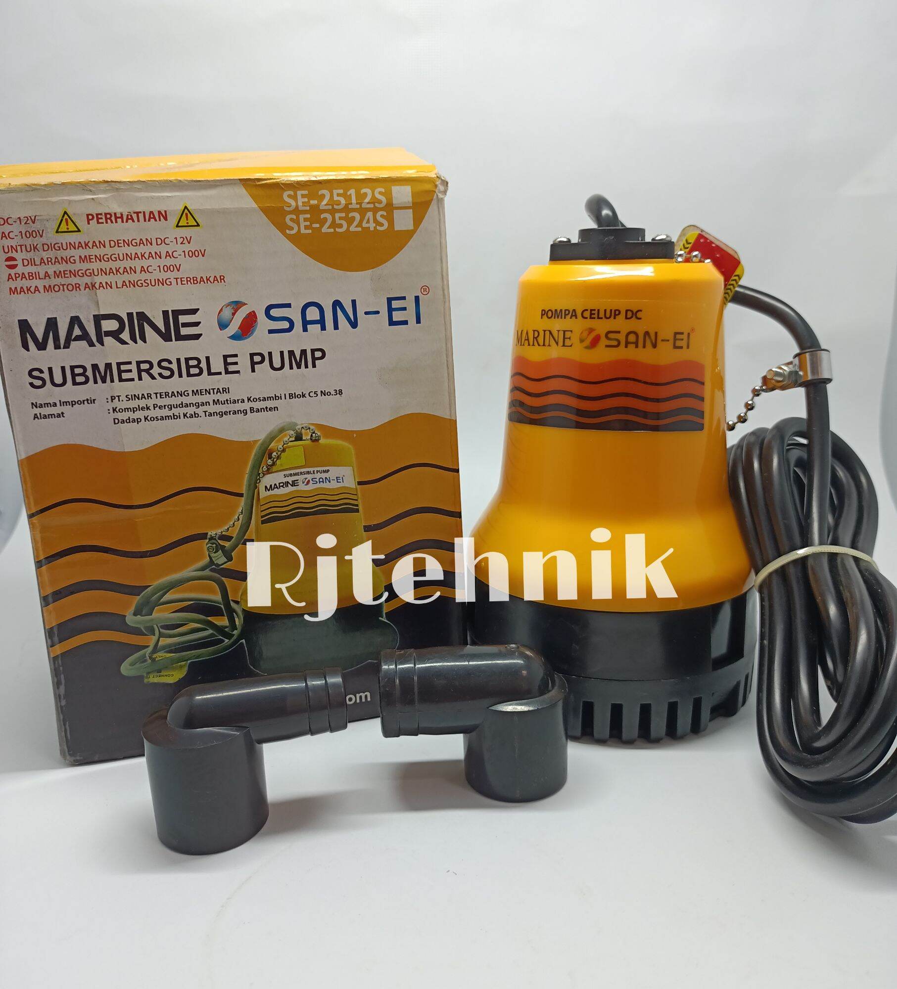 Submersible Pump (DC) Pompa Celup ( Pompa Air Kapal ) DC Marine San-Ei ...